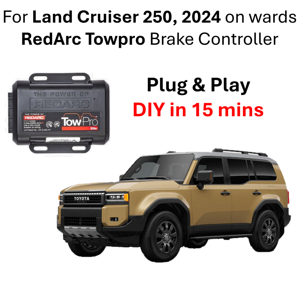 15mins DIY RedArc Brake Controller Towpro Kit for Toyota Land Cruiser ...